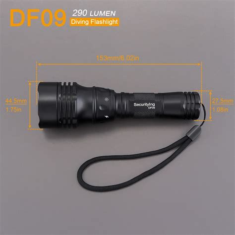 T6 LED Diving Flashlight Scuba Dive Lights Lamp 5000LM 30m Depth