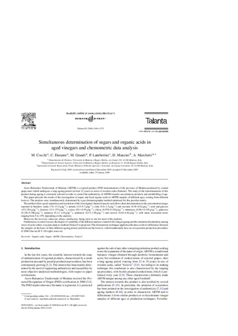 Pdf Simultaneous Determination Of Sugars And Organic Acids In Cheddar Cheese By High