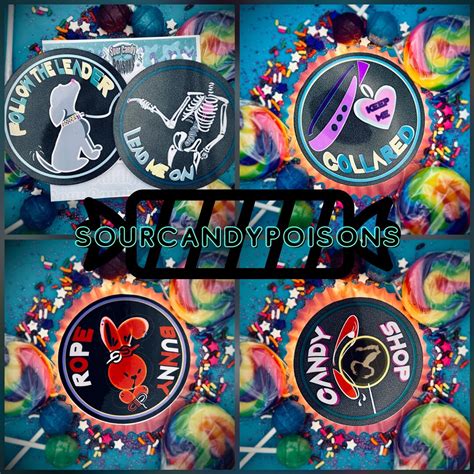 3 Inch Sticker Pack Kinky Puck Kinky Sticker Bdsm Sticker Bdsm
