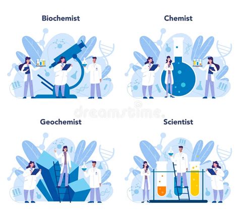 Chemistry Laboratory Typographic Header Chemistry Lesson Stock Vector Illustration Of Header