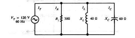 Solved For The Parallel RLC Circuit In The Figure Determine Chegg