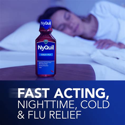Nyquil Nighttime Relief Of Cough Cold And Flu Relief