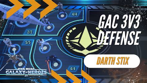 GAC Defense 3v3 2024 SWGOH YouTube