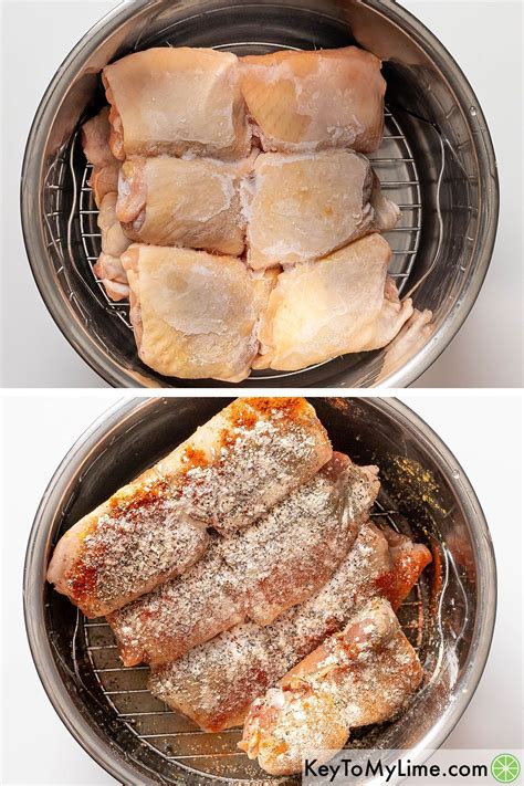 Best Frozen Chicken Thighs In The Instant Pot Video Key To My Lime
