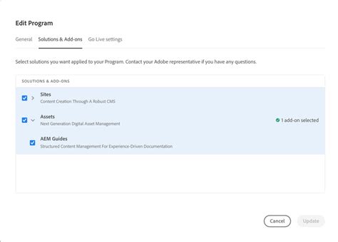 如何将 Experience Manager Guides 添加到您的 Experience Manager As A Cloud