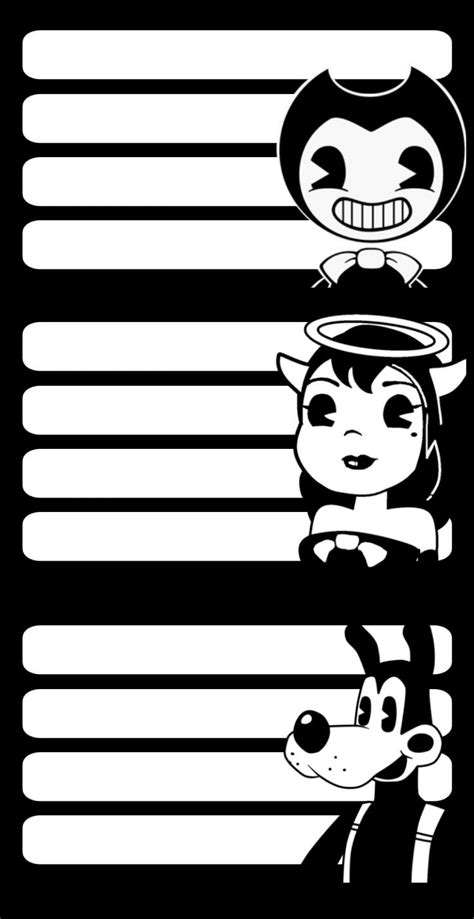 Bendy And The Ink Machine Bendy Y La Máquina De Tinta Bendy Y