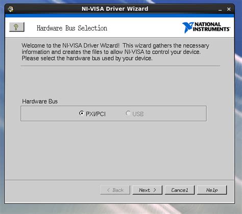 Driver Wizard Does Not Allow Usb To Be Selected Ni Community National Instruments