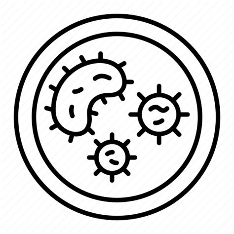 Bacteria Virus Disease Germ Pathogens Microorganism Icon