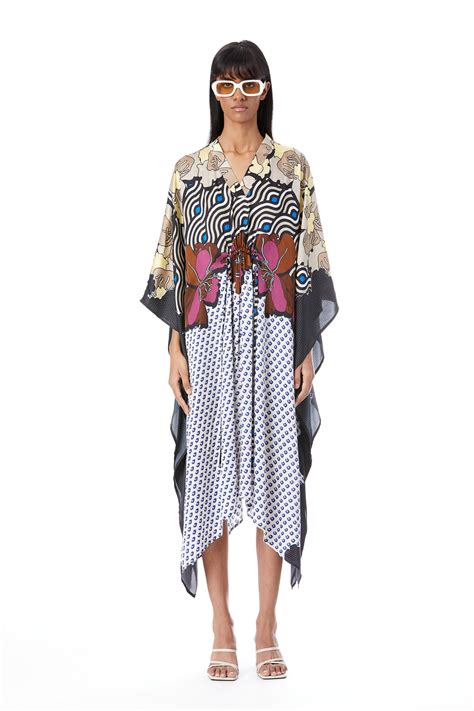 Peonies Retro Kaftan Kanika Goyal Label