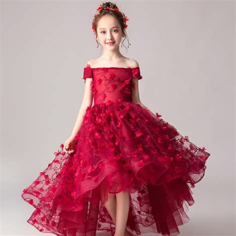 Robe Longue De Cérémonie Fille Demoiselle Dhonneur 100 160cm Partylook