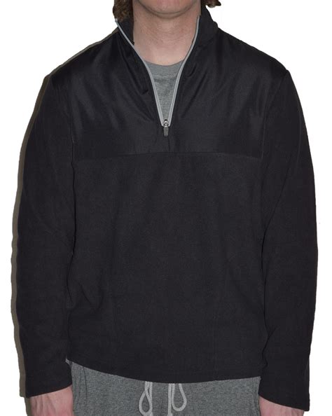 Pga Tour Mens Fleece 14 Zip Up Golf Moisture Absorption Jacket Ebay