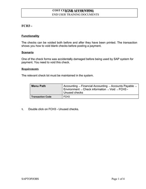 Fch3 Void Checks Doc