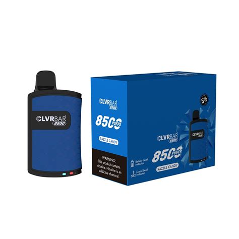 Clvrbar Disposable Device 8500 Puffs Razzle Candy Clvrbar