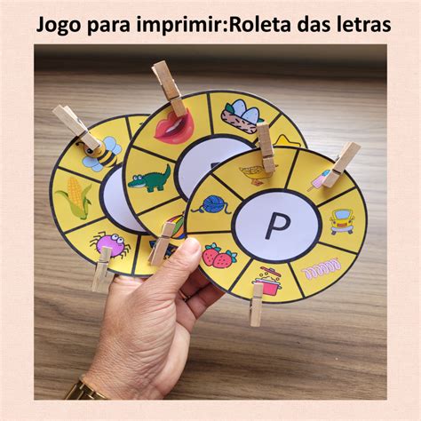 Jogo Roleta do Alfabeto Atividades para a Educação Infantil Explore a emoção das apostas