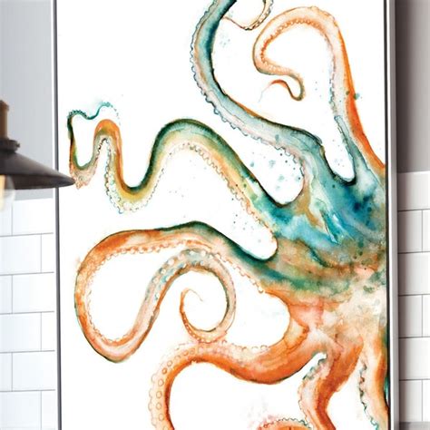 Octopus Painting Etsy