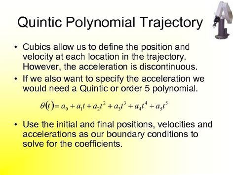 Robotics Chapter 5 Path And Trajectory Planning