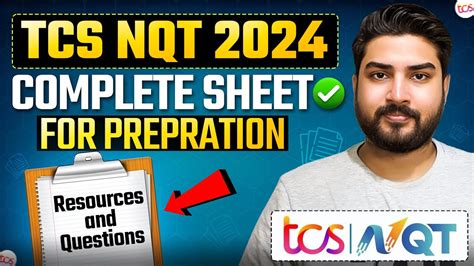 Tcs Nqt Complete Sheet For Preparation Crack All Rounds 🔥 Youtube