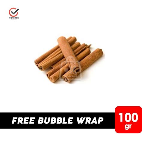 Jual Kayu Manis Batang Cinnamon Stick 100 Gr Shopee Indonesia
