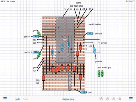 Hagiwo Arduino Sequencer Stripboard Layout Rsynthdiy
