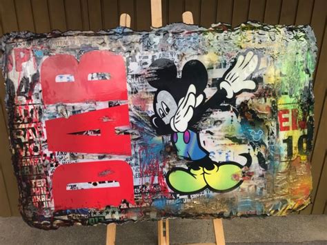 Mickey Mouse Dab Malerei Von Adriano Cuencas Artmajeur