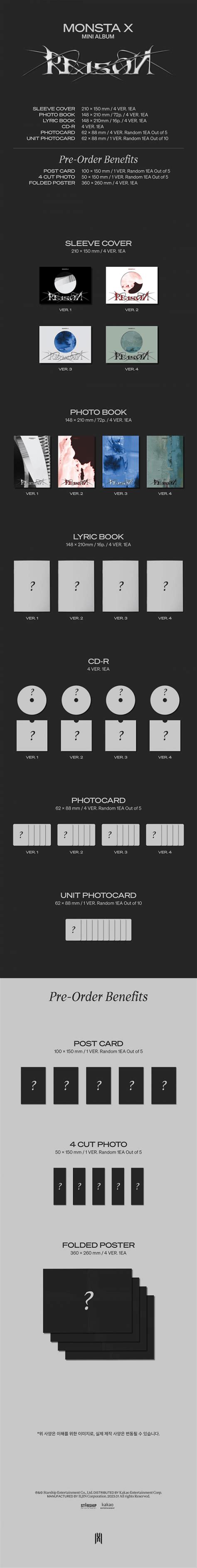 Monsta X Th Mini Album Reason Kpop Usa