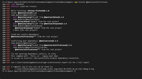 Facing Problem To Install Mantine Notification · Mantinedev