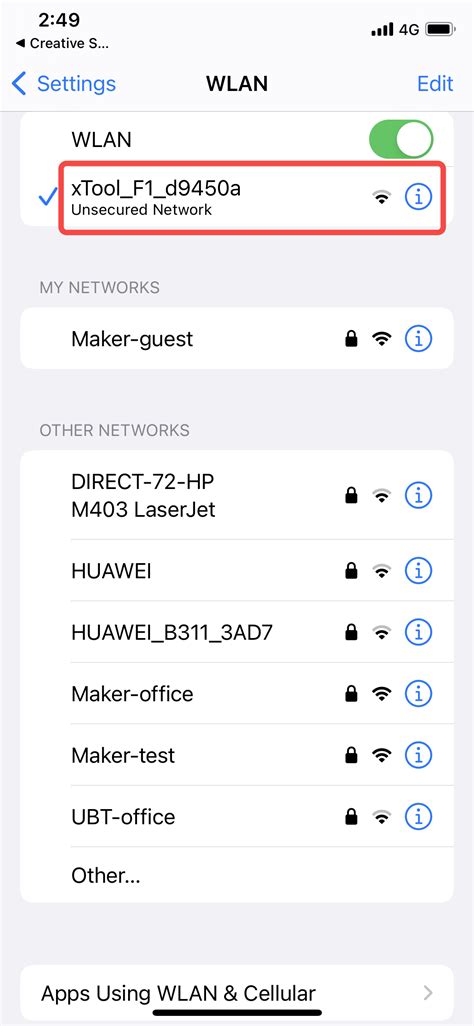 XCS Mobile Won T Connect To F1 F1 Lite XTool Support Center