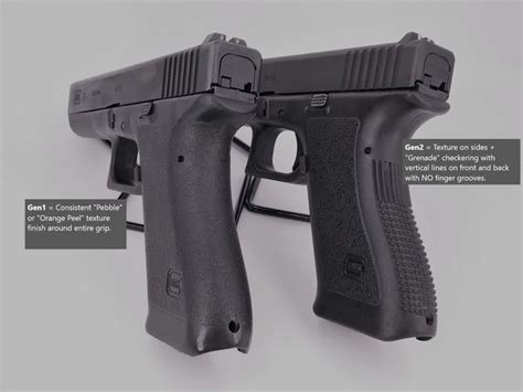 Glock Gen 1 2 3 4 Diferencias