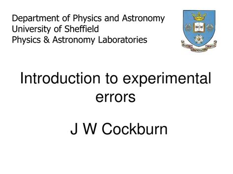 Ppt Introduction To Experimental Errors Powerpoint Presentation Free Download Id3568686