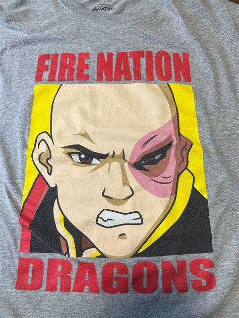 Avatar The Last Airbender Fire Nation Dragons Zuko T Gem