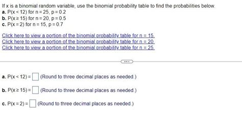Solved If X Is A Binomial Random Variable Use The Binomial Chegg Com
