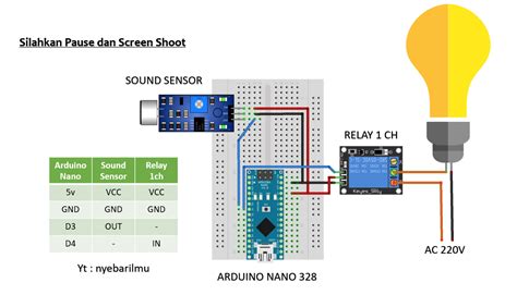 Project Arduino Sederhana Clap Switch Relay Nyebarilmu