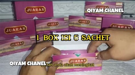 Juaran Herbal Minuman Suplemen Pria Penunjang Performa 1 Box Isi 5 Sachet Lazada Indonesia