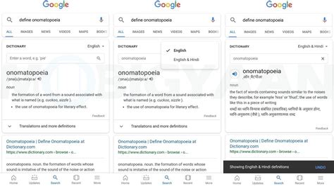 Google Search Now Shows Dictionary Definitions In Both English And Hindi In India