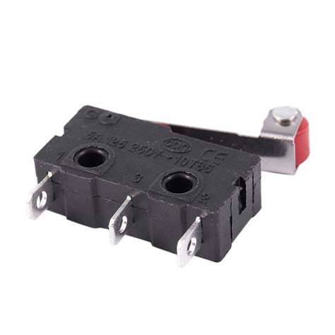 10pcs Micro Roller Lever Arm Open Close Limit Switch Kw12 3 Pcb