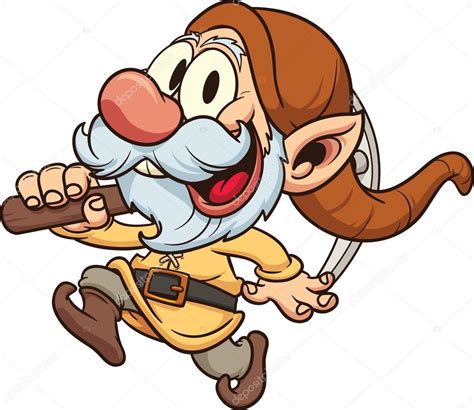Old Dwarf Miner Stock Vector Image By ©memoangeles 23801925