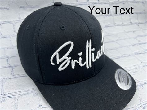 3d Puff Personalized Embroidered Hat Custom Hat Fitted Snapback