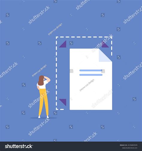 Document Resize Resize Compress File Size Stock Vector Royalty Free
