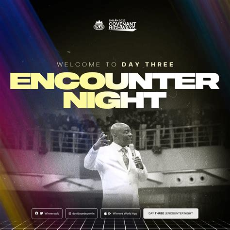 Shiloh Day Day 3 Encounter Night Bishop David Oyedepo Welcome To
