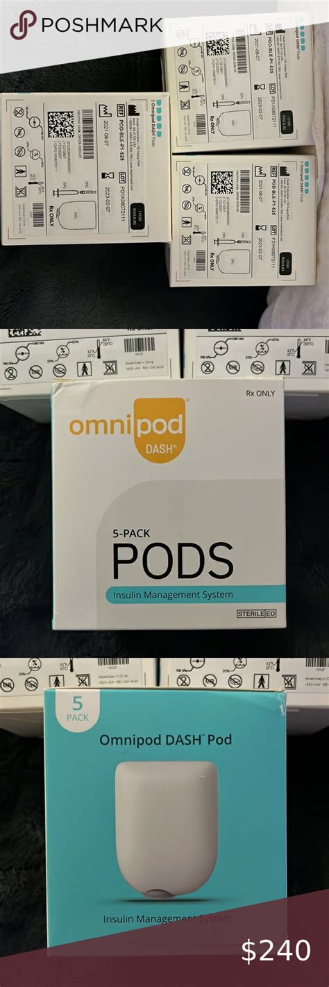3 5 Pack Of Omnipod Dash System 02072023 Expiration Date Omnipod Dash Expiration Date