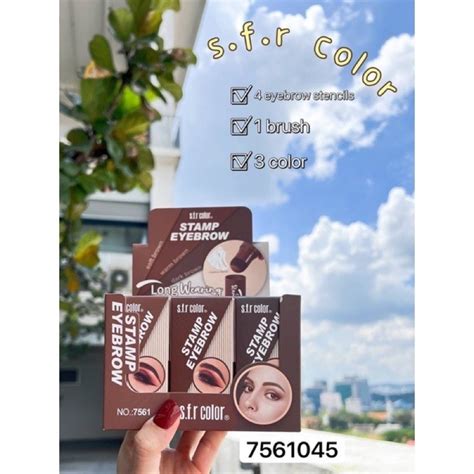 Eyebrow Stamp Viral 🔥eybrow Cake Powder Free Stamp Shopee Malaysia
