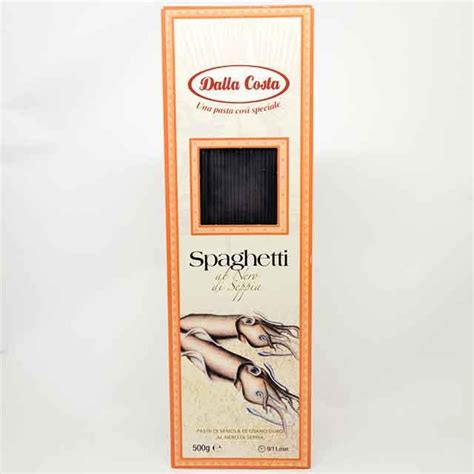 Купить Спагетти черные Dalla Costa Spaghetti с чернилом каракатицы 500 ...