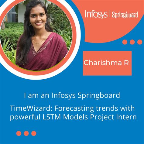 Charishma R On Linkedin Internship Infosysspringboard Datascience Timeseriesforecasting