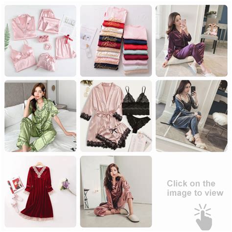 Womens Satin Pajamas Silk Short Sleeve With Pants 2pcs Set V Neck Top