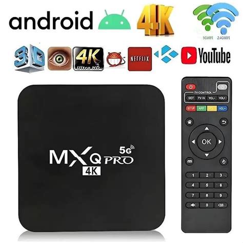 Multimediální přehrávač smart TV box Android 4K | Aukro