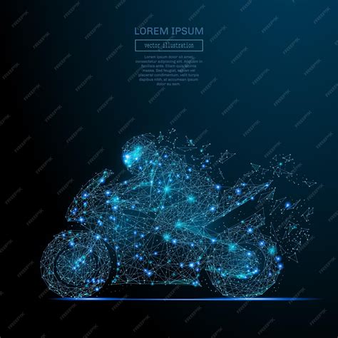 Premium Vector Future Technology Of Blue Dot Line Structure For