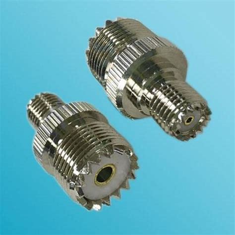 Mini UHF Female To UHF SO239 Female RF Adapter