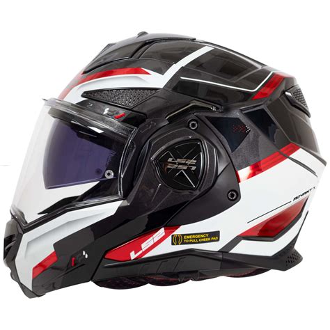 Casco Ls Advant X Spectrum Ngo Bco Rjo