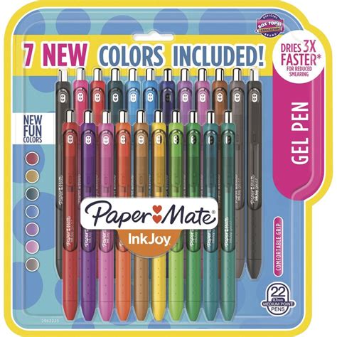 Paper Mate Inkjoy Assorted Color Gel Pens Zerbee