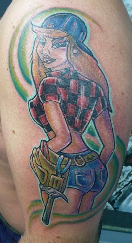 Pin Up Girl Tattoos On Women